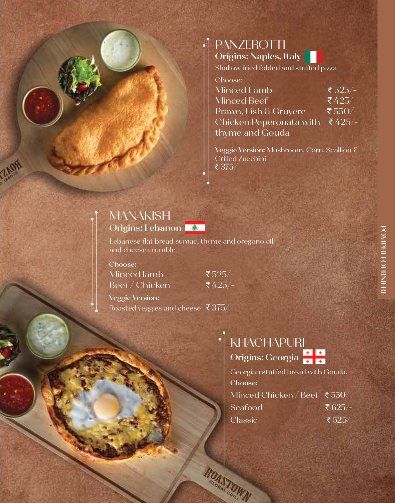 Roastown Global Grill | Menu