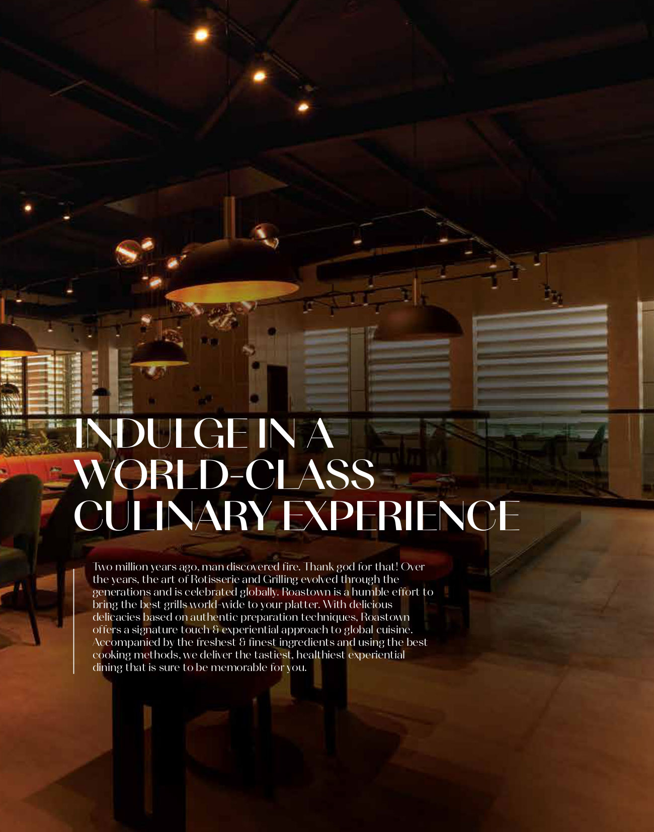 Roastown Global Grill | Menu