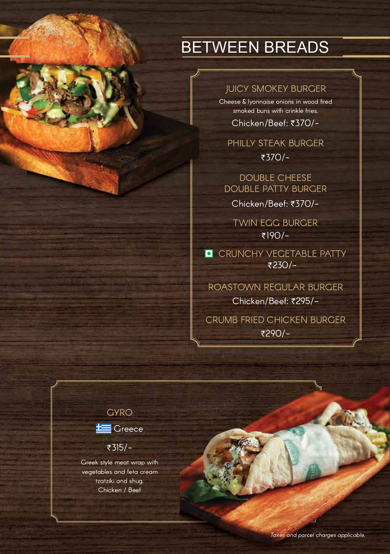 Roastown Global Grill | Menu