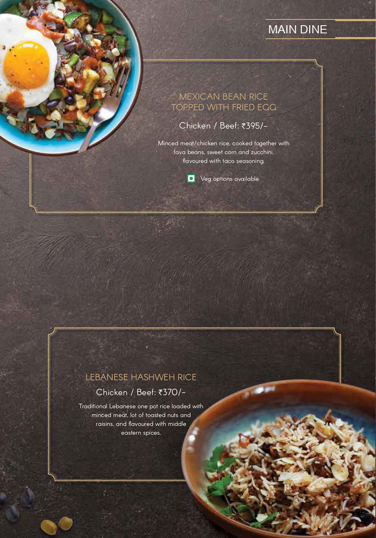 Roastown Global Grill | Menu