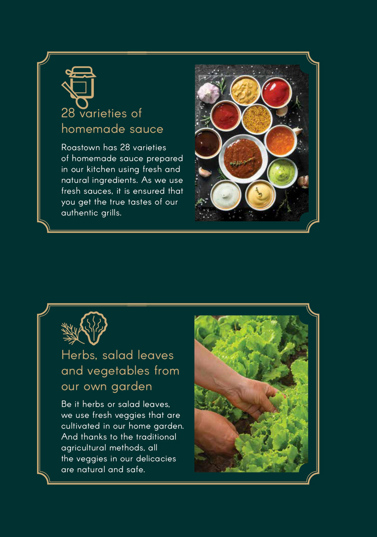 Roastown Global Grill | Menu